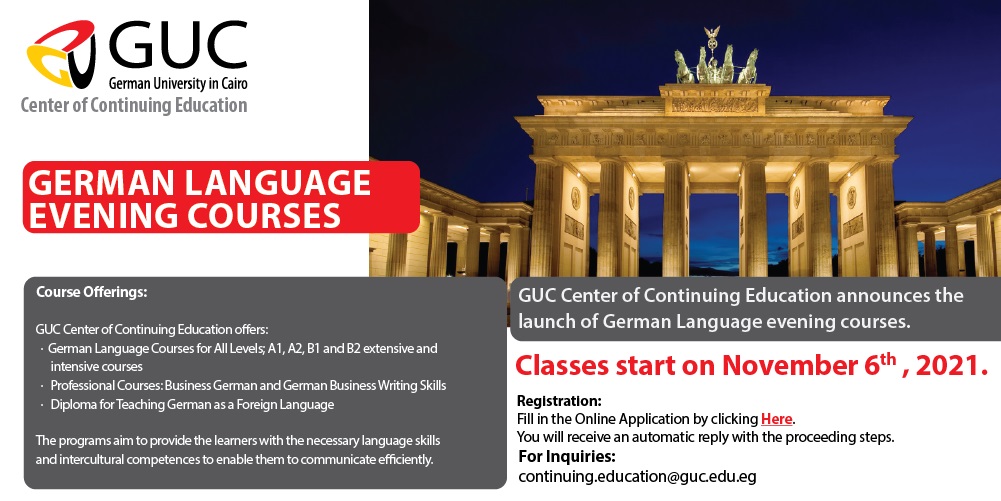 German University in Cairo - Home